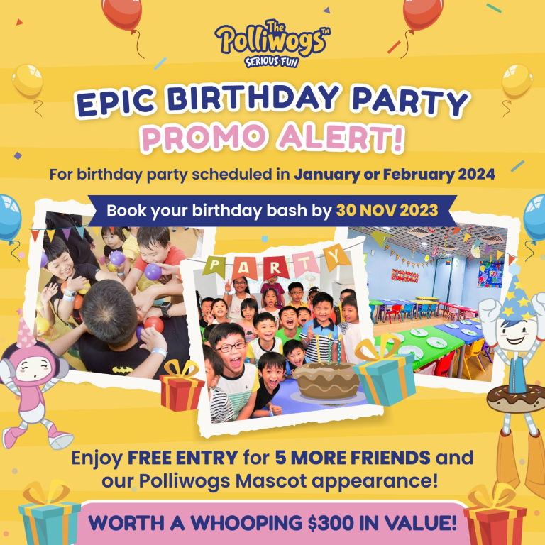 The Polliwogs: Kids Indoor Playgrounds in Singapore