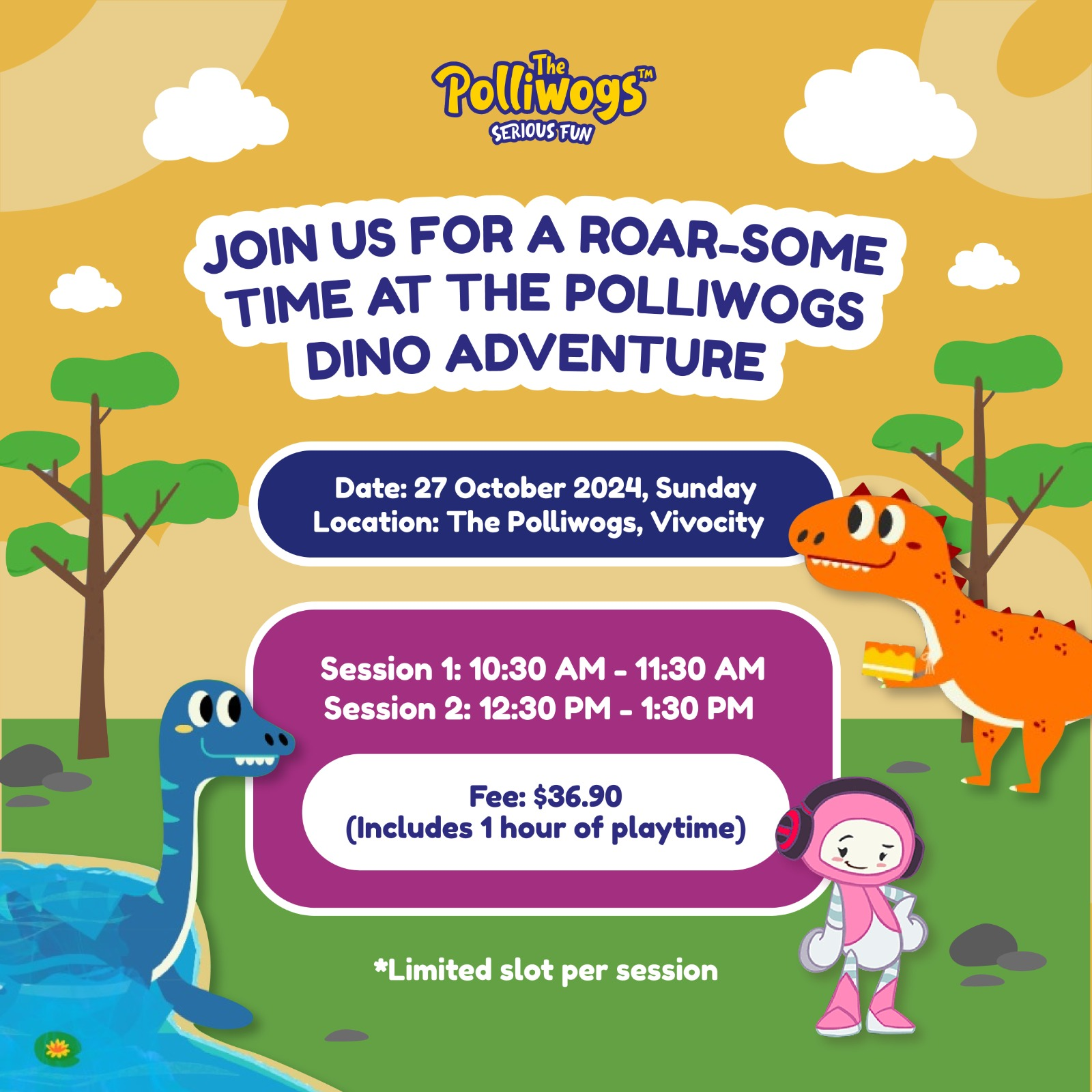 The Polliwogs Dino Adventure - The Polliwogs: Kids Indoor Playgrounds ...
